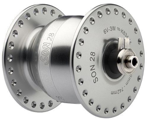 SON 28 15, Silver Anodized, ISO disc, 36 hole